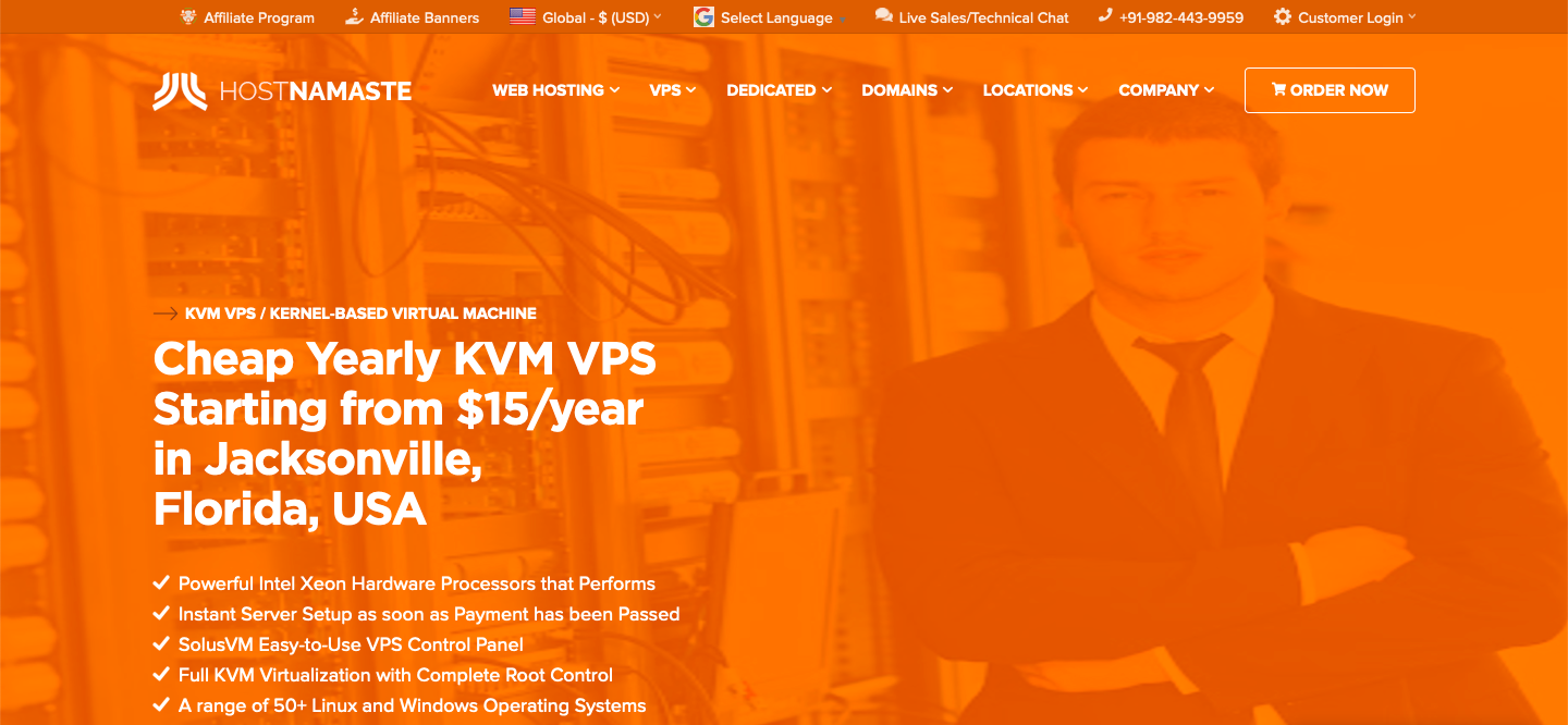 Cheap Yearly KVM VPS Starting from $15/year in Jacksonville, Florida ...